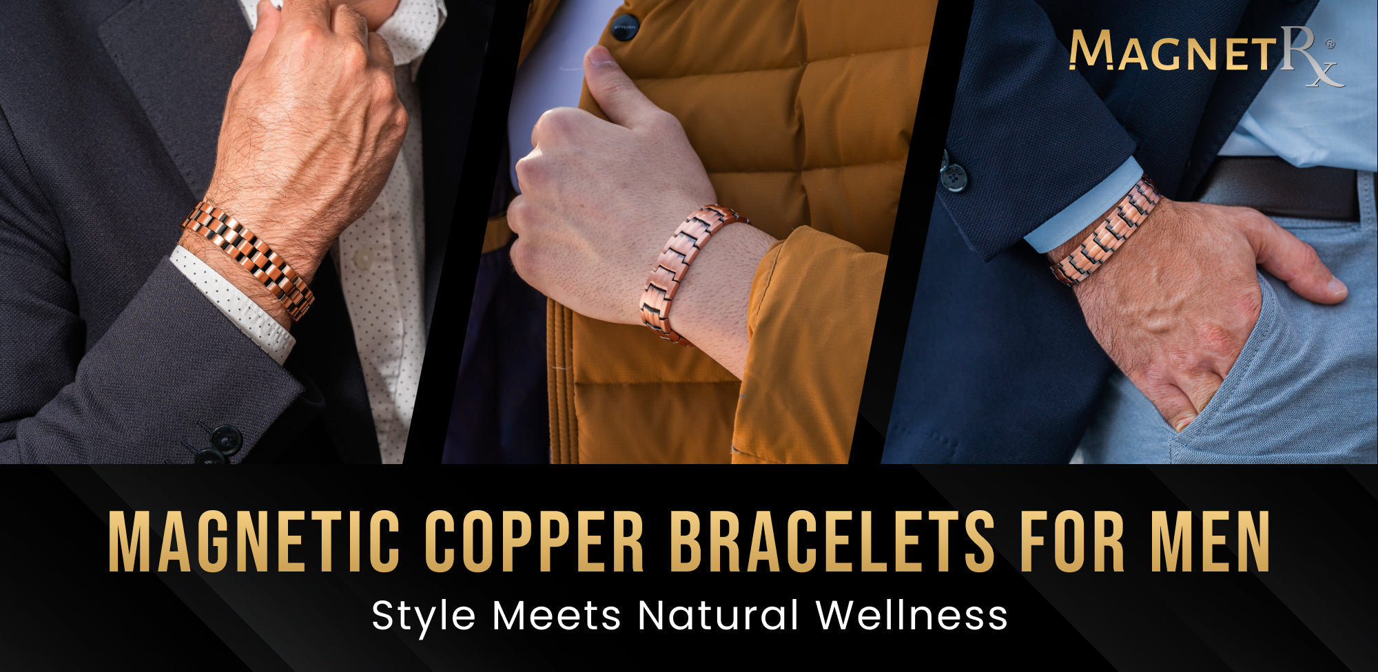Best Magnetic Copper Bracelets Men | Wellness Jewelry