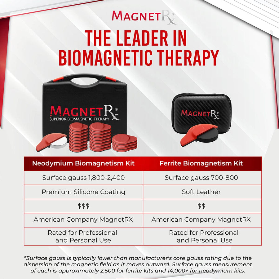 Biomagnetic Therapy Magnet Kit — Neodymium & Silicone (20 Mixed Units)