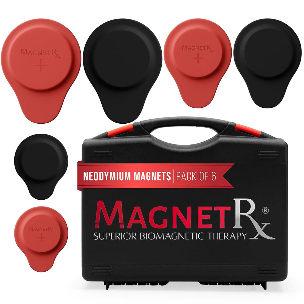 Biomagnetic Therapy Magnet Kit | Neodymium & Silicone 6 Mixed Unit