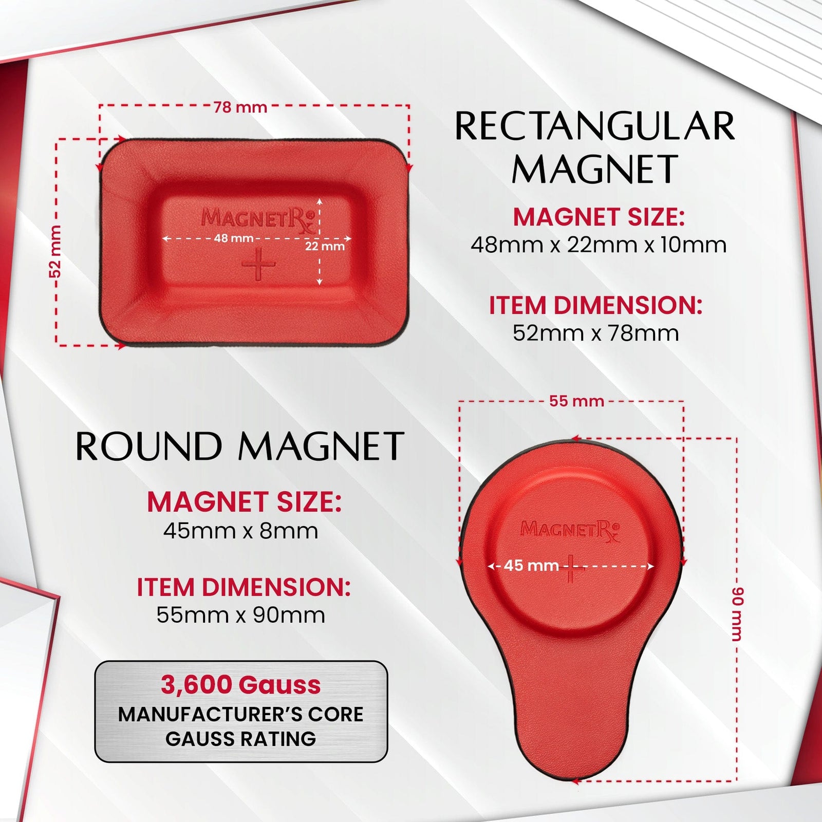 Biomagnetic Magnet Kit Ferrite Leather - MagnetRX