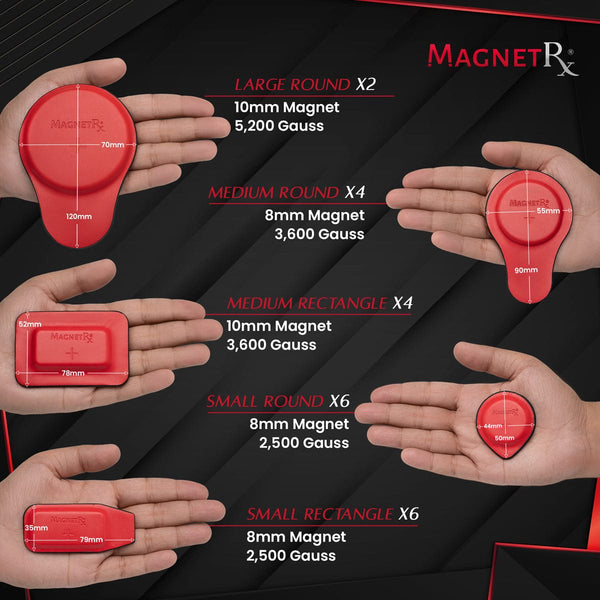 Biomagnetic Therapy Magnet Kit 22 Units | MagnetRX