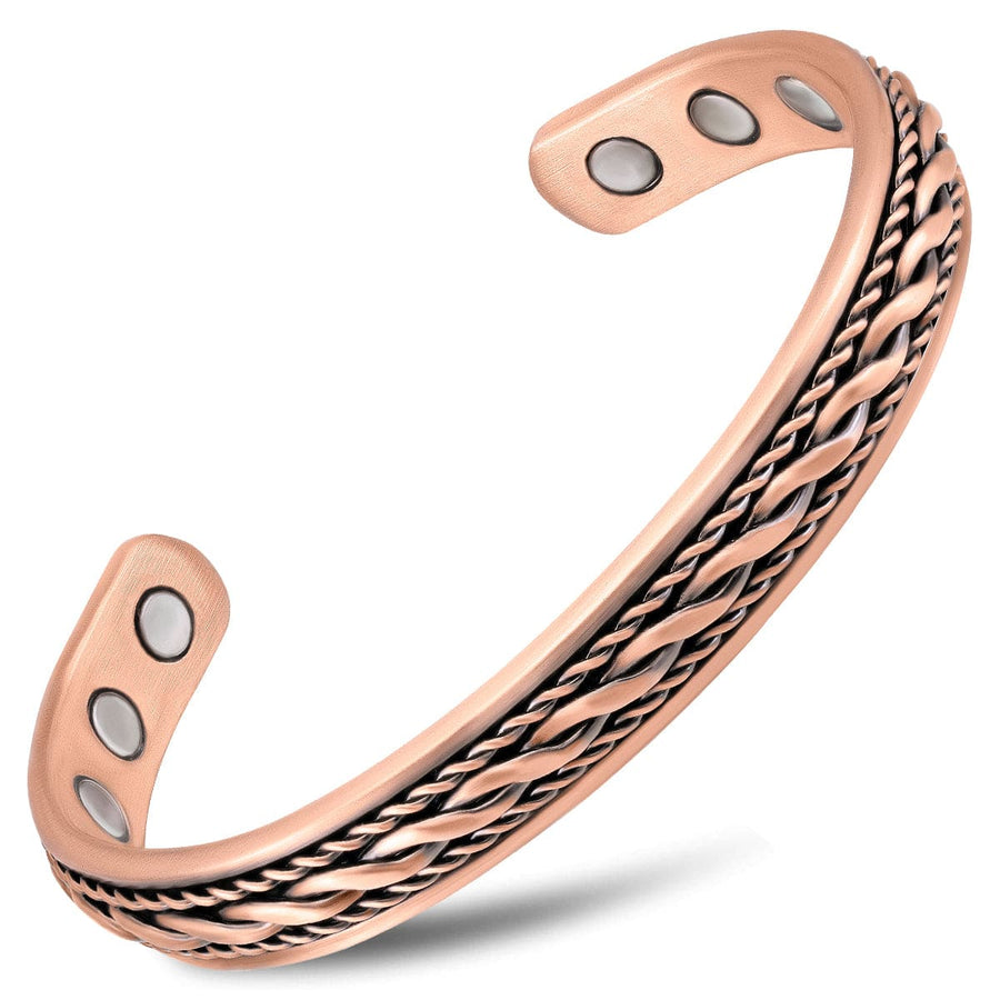 Women Inlay Copper Wire Bracelet Bangle - MagnetRX