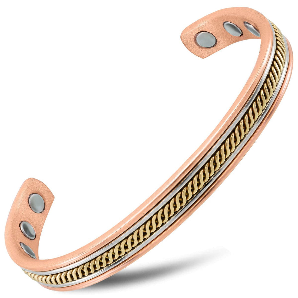 Women’s Twisted Copper Magnetic Bangle | MagnetRX