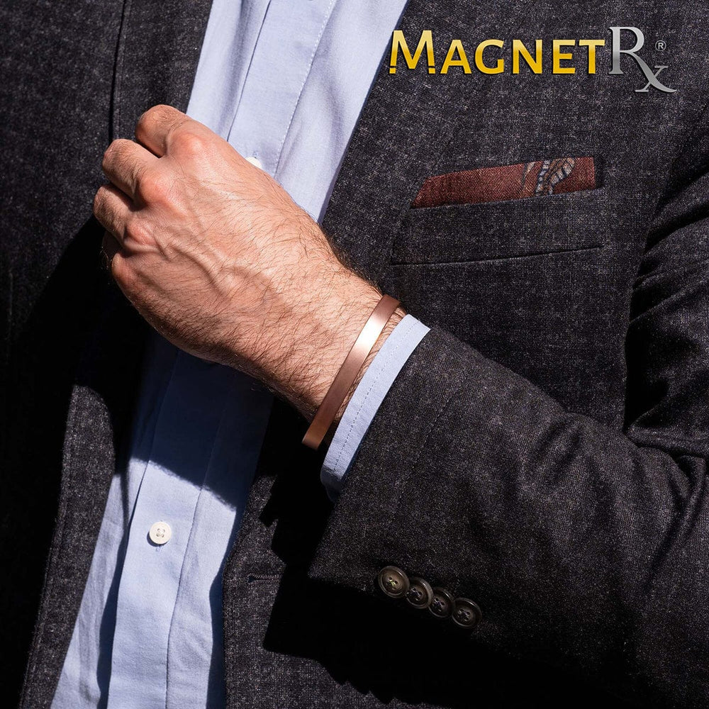 Magnetic Copper Cuff Bracelet - MagnetRX