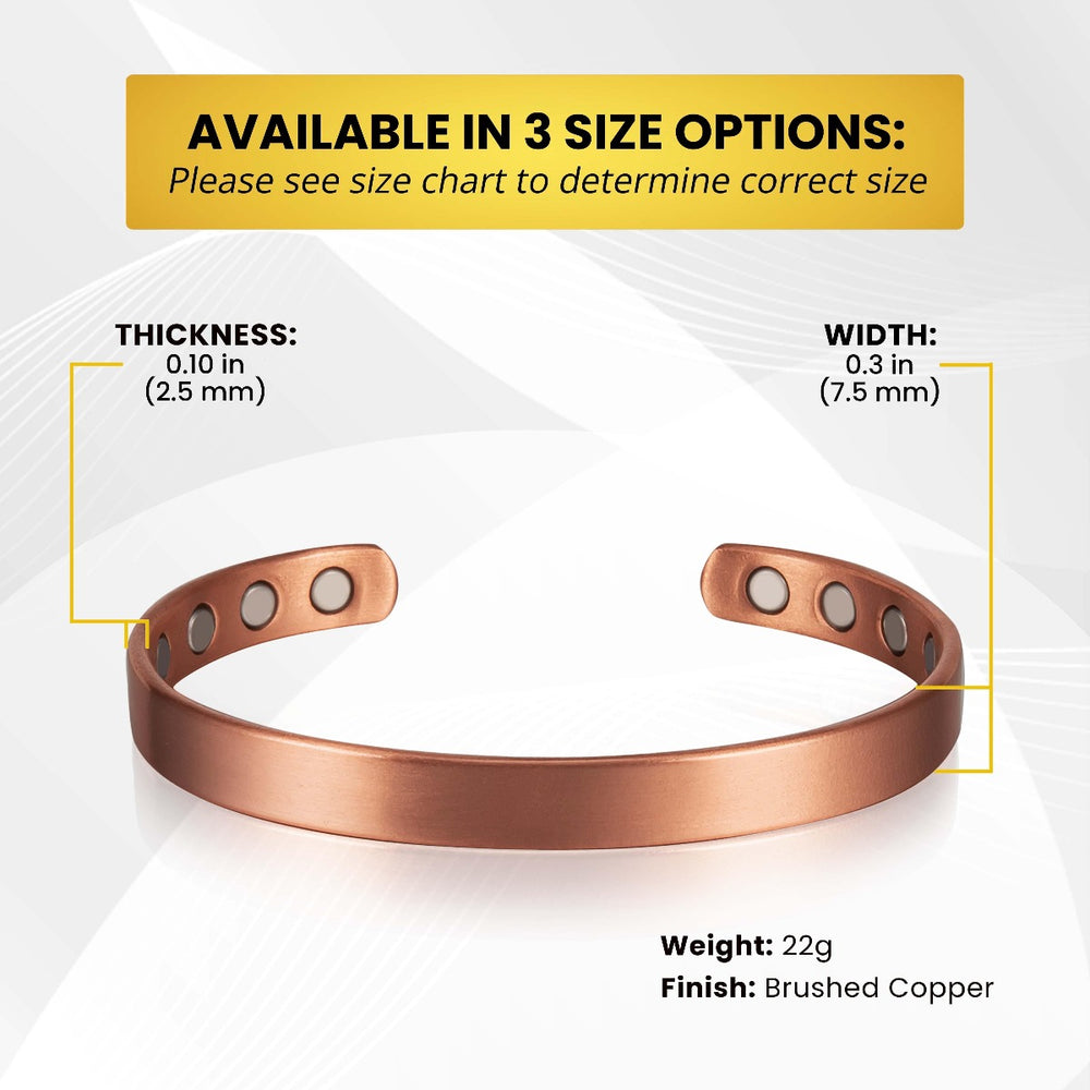Magnetic Copper Cuff Bracelet - MagnetRX