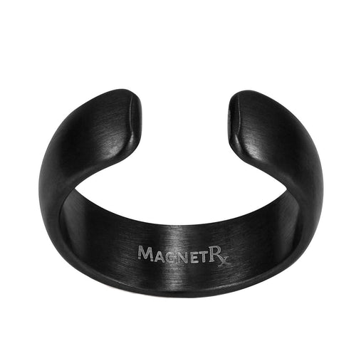 Magnetic Therapy Ring (Brushed Black) | MagnetRX